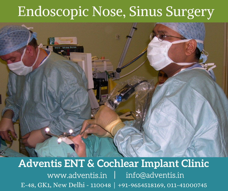 Best Endoscopic Nose, Sinus & Skull Base Surgery in Delhi | Adventis ENT